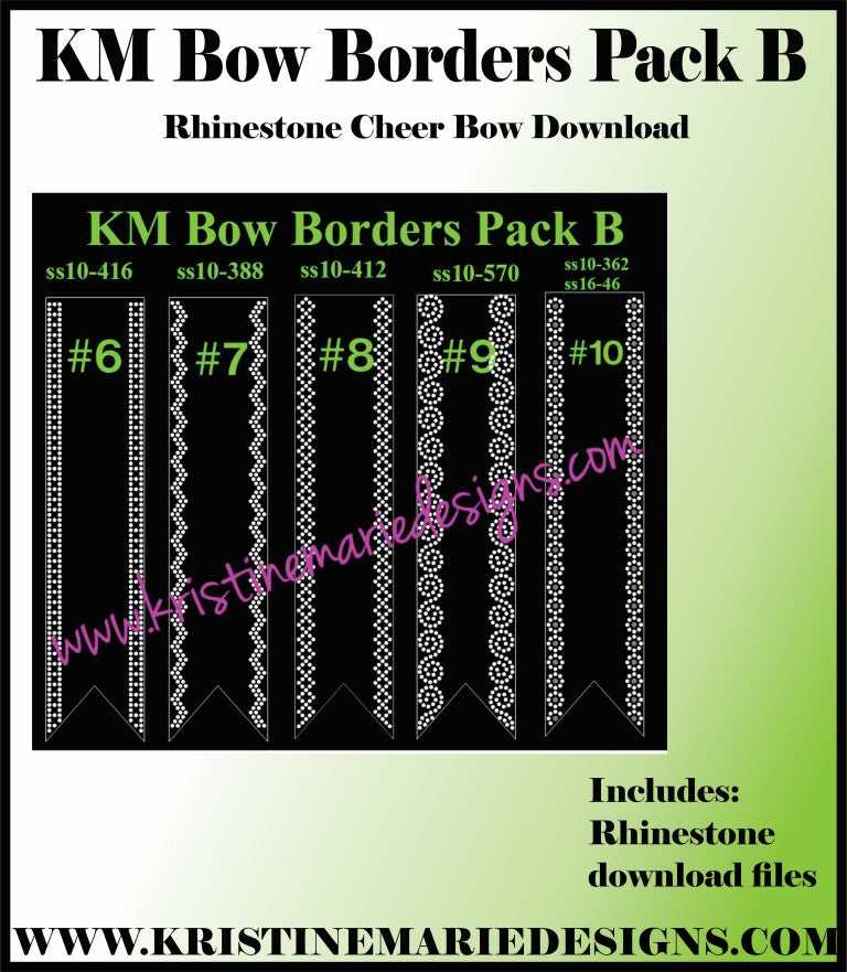 KM Bow Border Pack B – Kristine Marie Designs