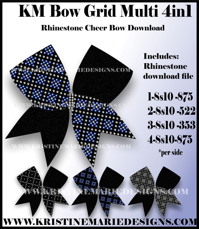 KM Bow Grid Multi 4in1 – Kristine Marie Designs