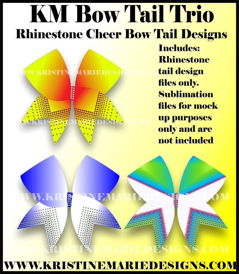 KM Bow Tail Trio – Kristine Marie Designs
