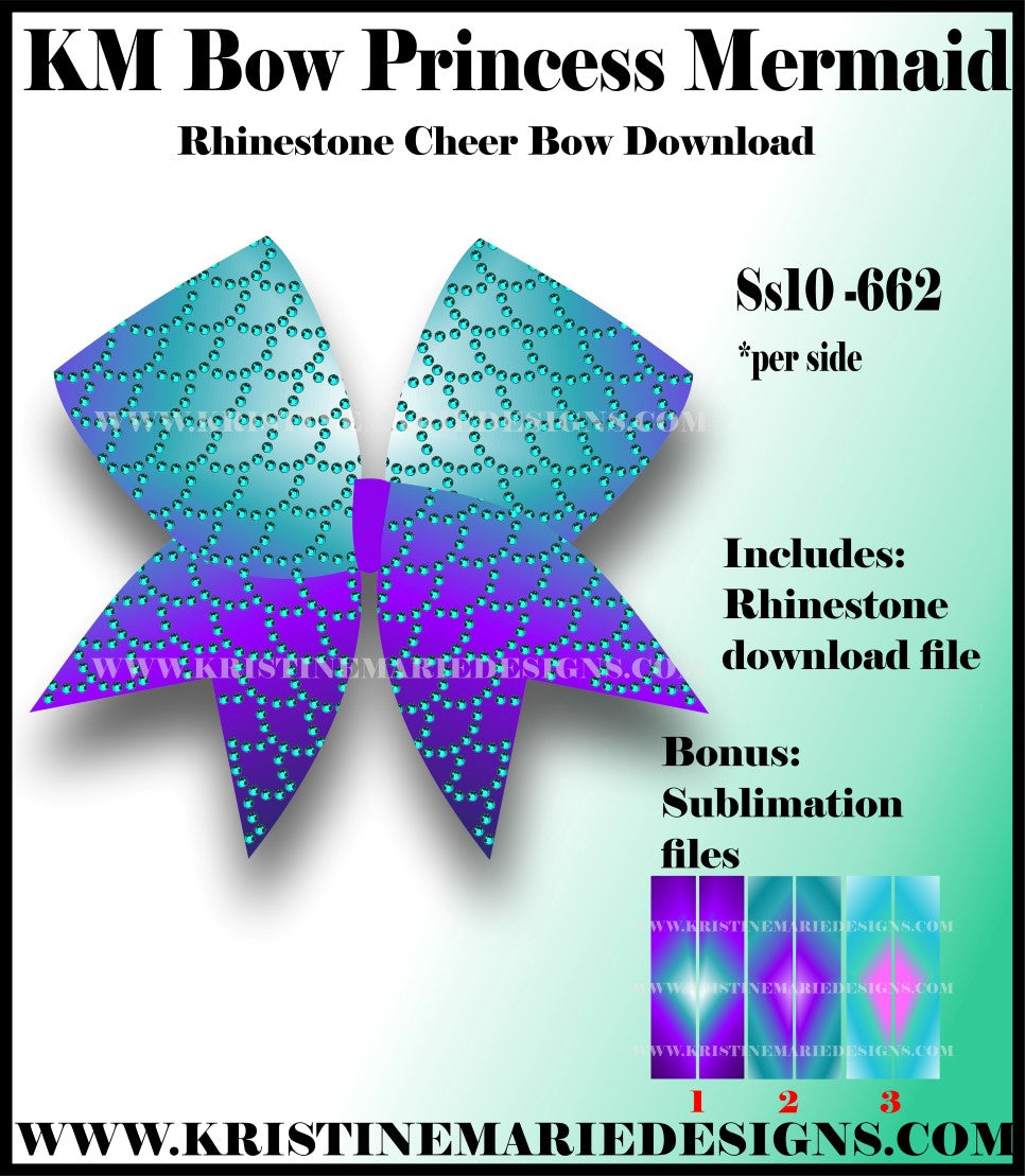 KM Bow Princess Mermaid – Kristine Marie Designs