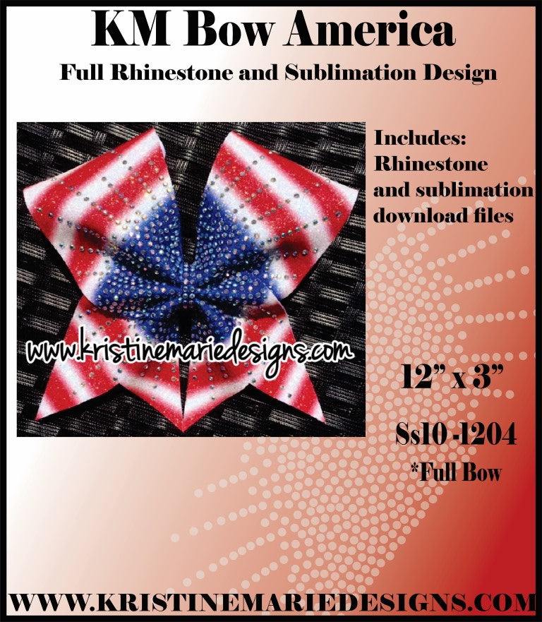 KM Bow America – Kristine Marie Designs